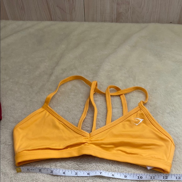 Gymshark | Intimates & Sleepwear | Gymshark Yellow Strappy Sports Bra ...